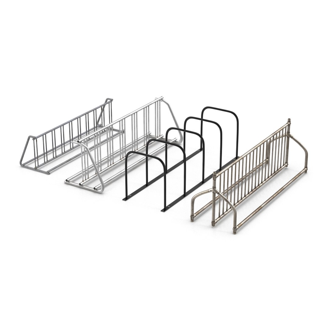 3d Bike Racks Model