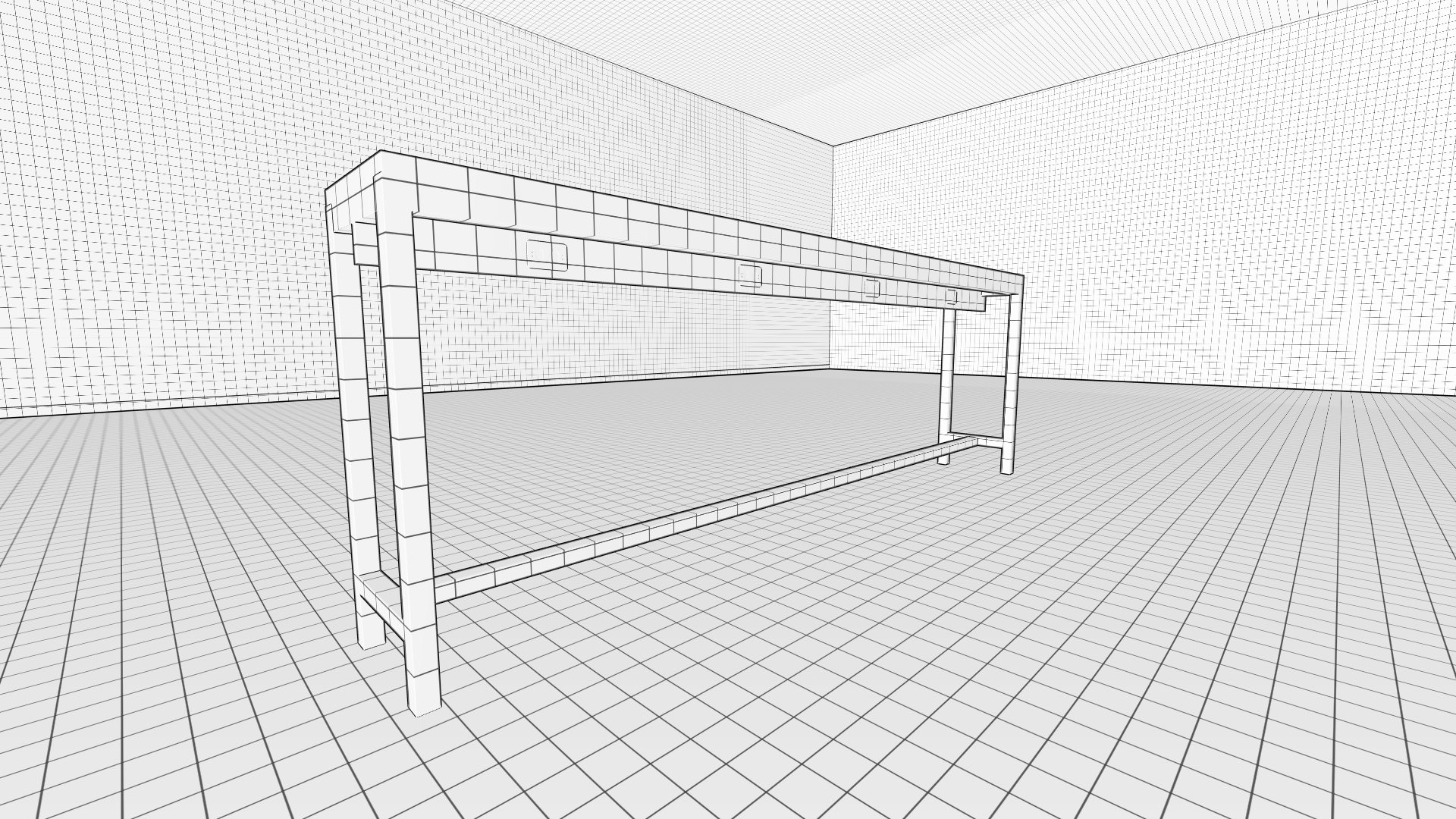 3D High Table - TurboSquid 2229132