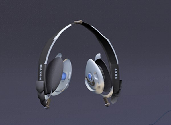 headphones 3d c4d