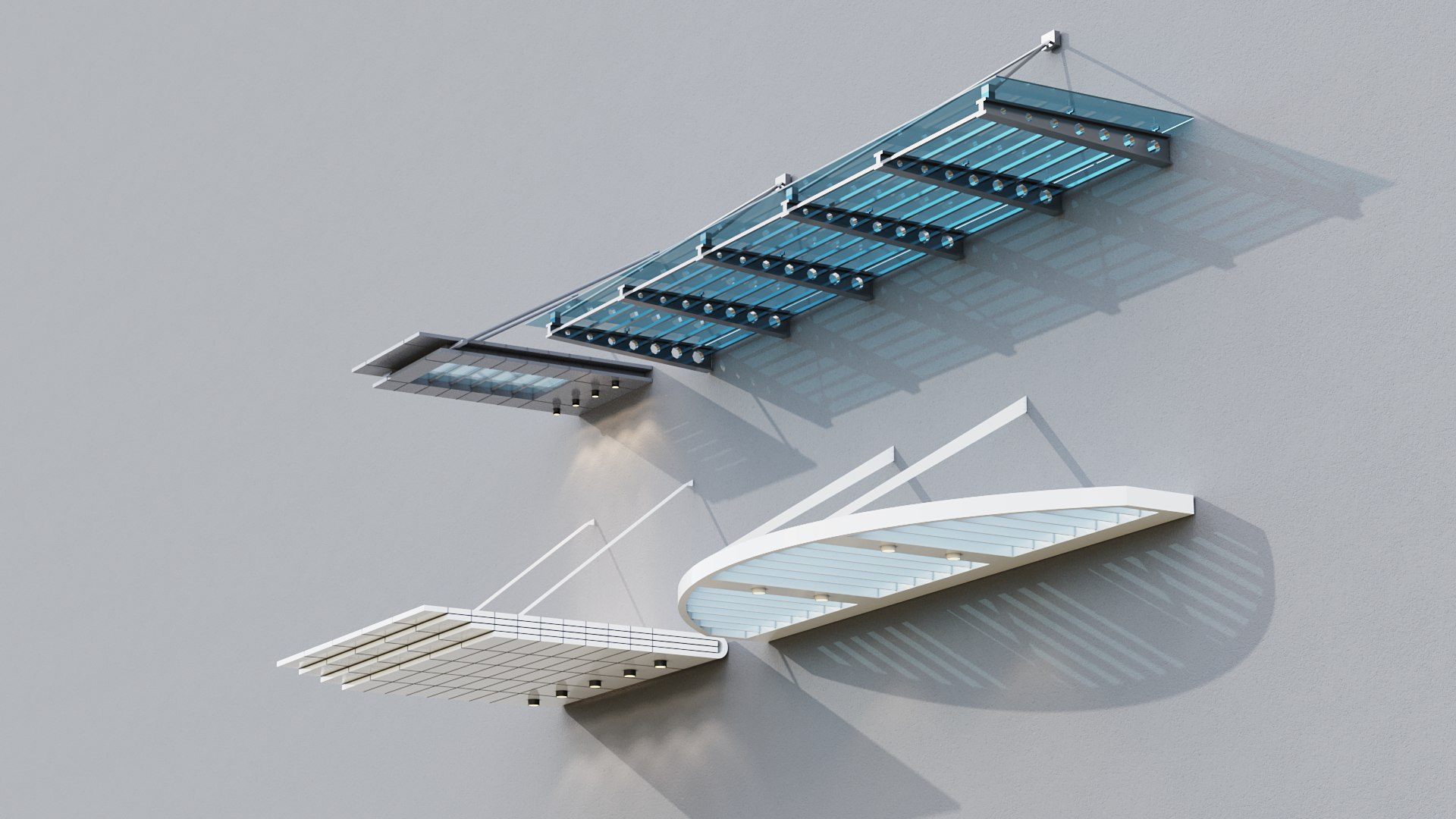 3D Model Canopy Masazir Series - TurboSquid 2215593