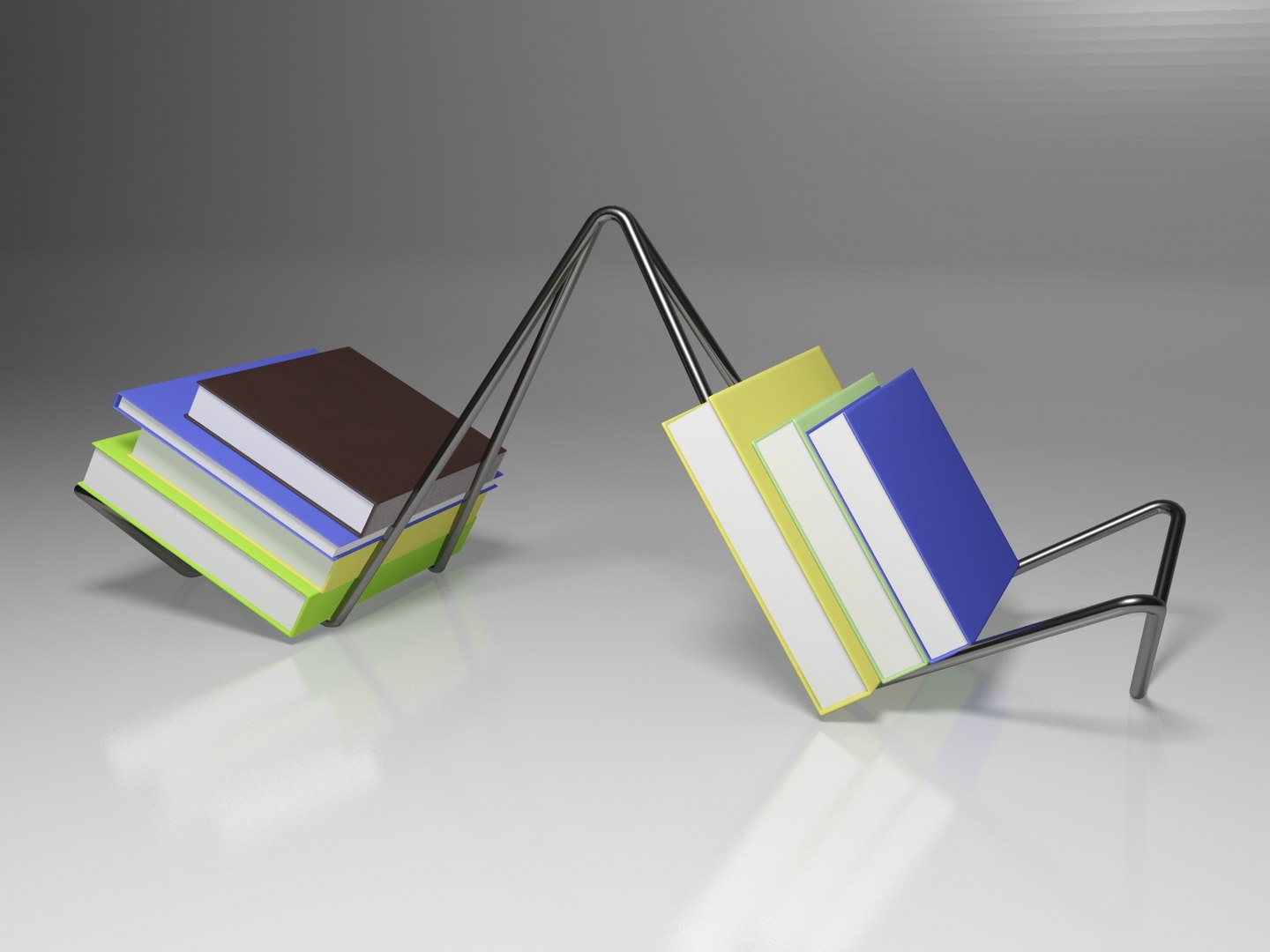 3d Model Book Holder