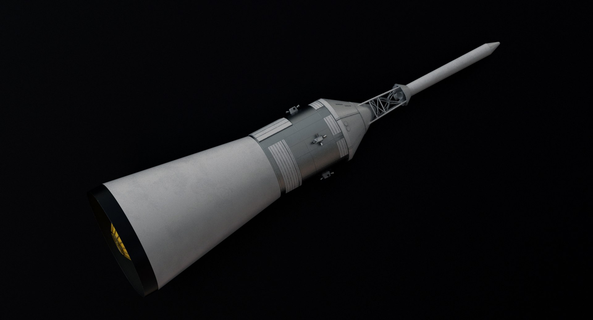 Apollo Command Module Spacecraft 3D - TurboSquid 1318147