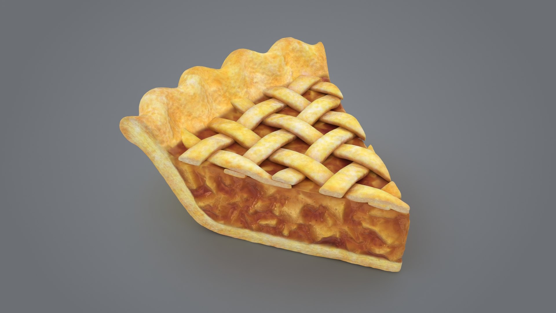 3D model Apple Pie Slice - TurboSquid 2040041