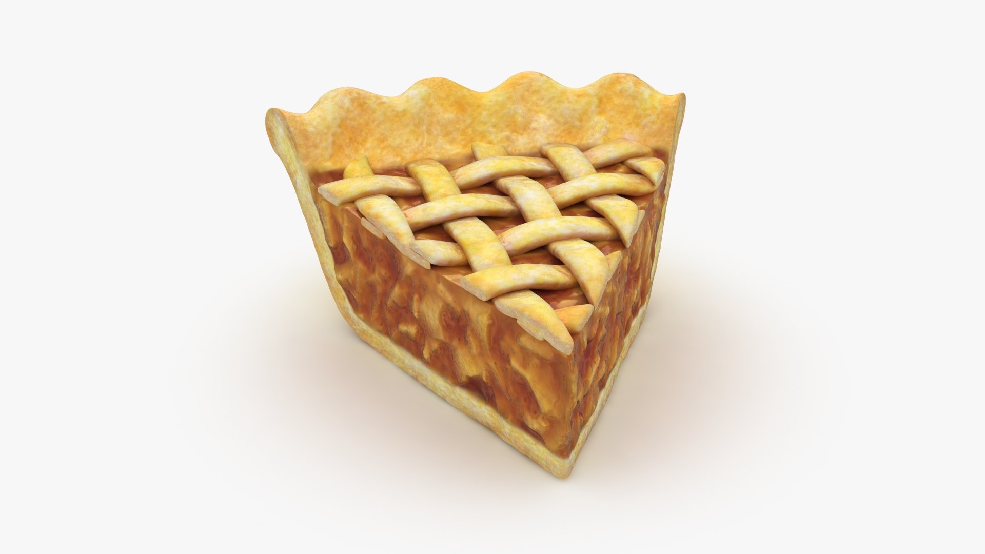 3D model Apple Pie Slice - TurboSquid 2040041