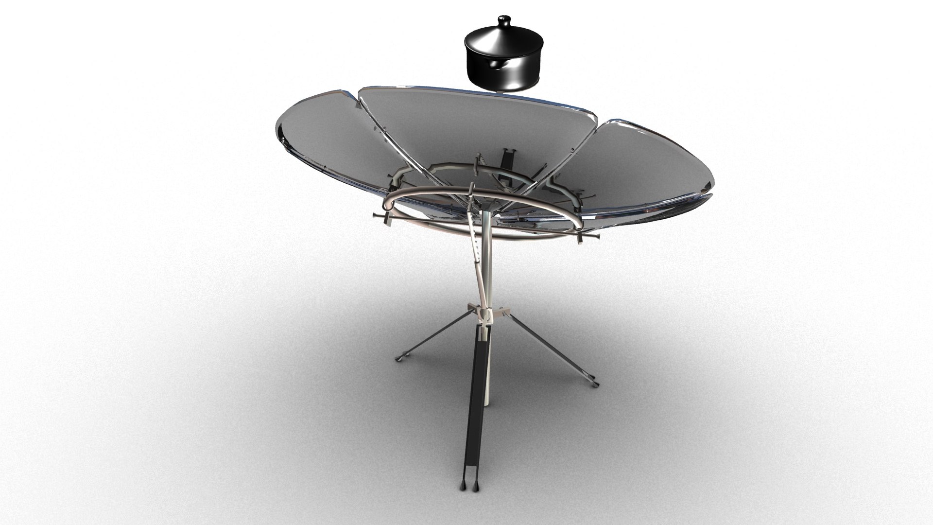 3D Parabolic Solar Cooker Model - TurboSquid 1649289