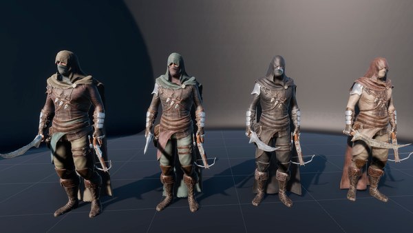 Assassin 3D model - TurboSquid 1736281