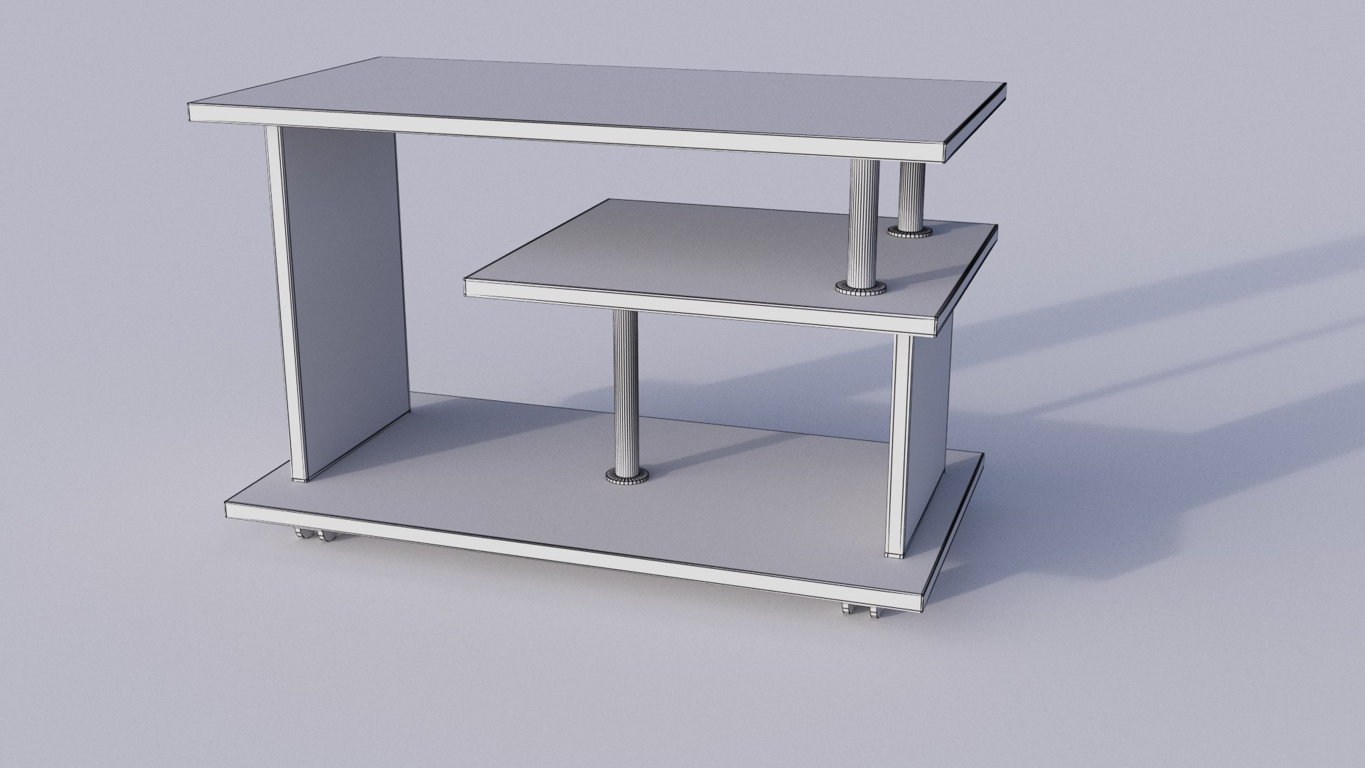 Modern Coffee Table Wenge 3D - TurboSquid 1660602