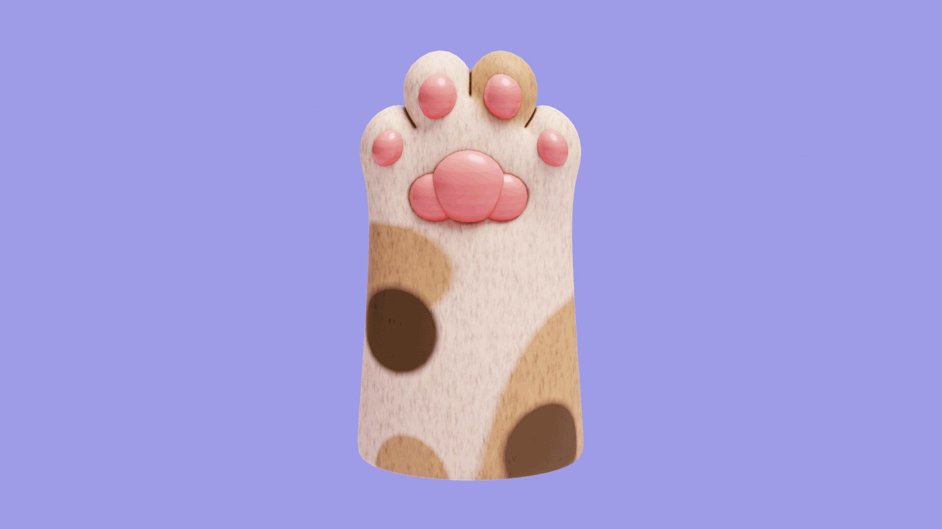 Cute Stylized Cat Paws 3D Model - TurboSquid 2318343