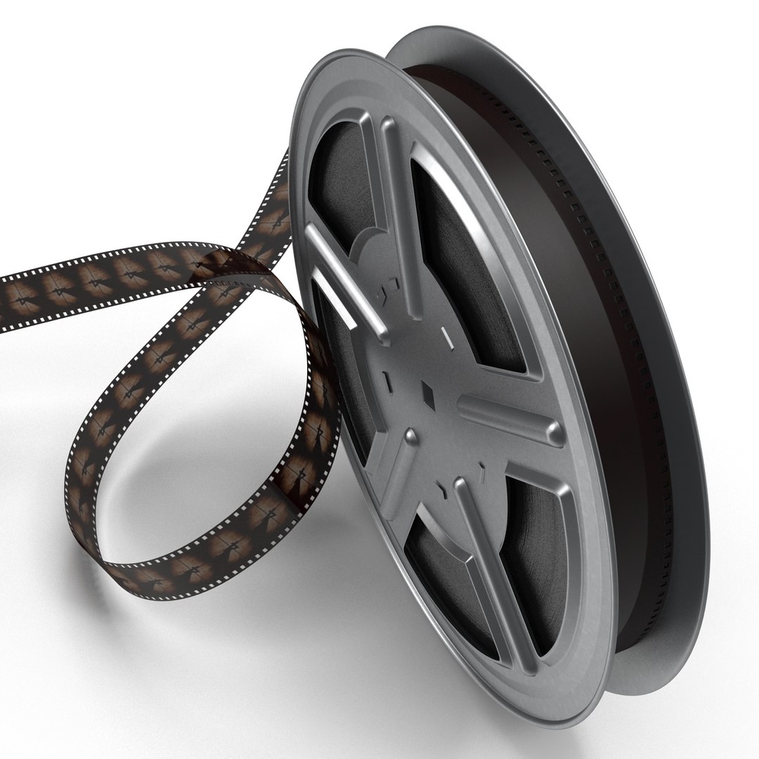 video film reel 3d max