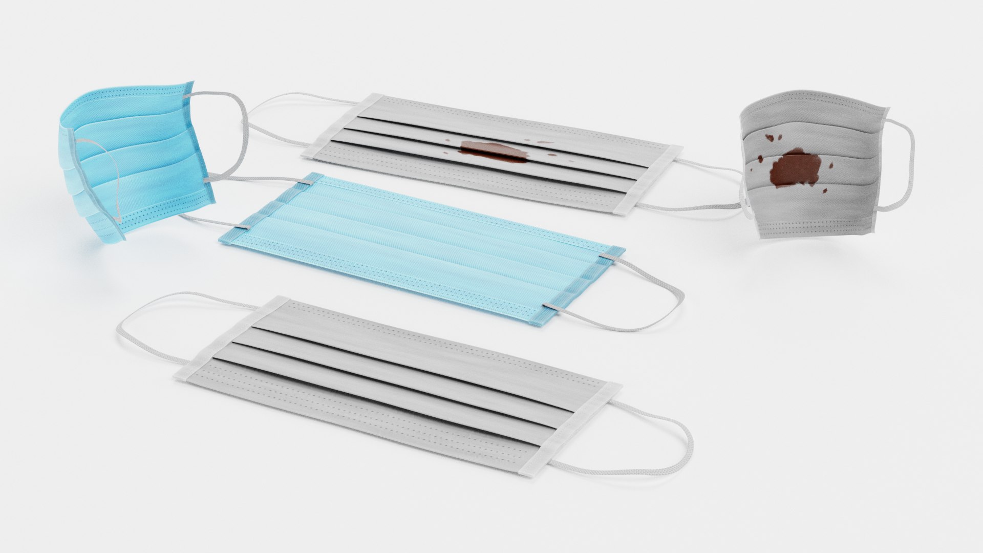 3D Protective Masks - TurboSquid 1514939