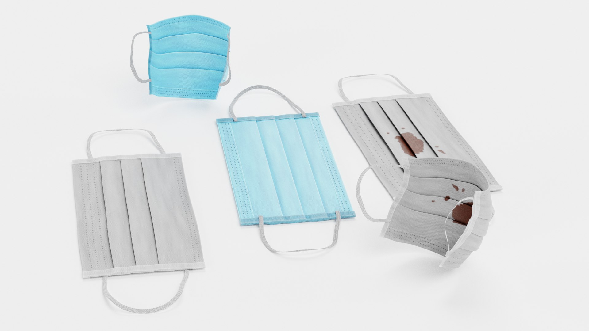3D Protective Masks - TurboSquid 1514939