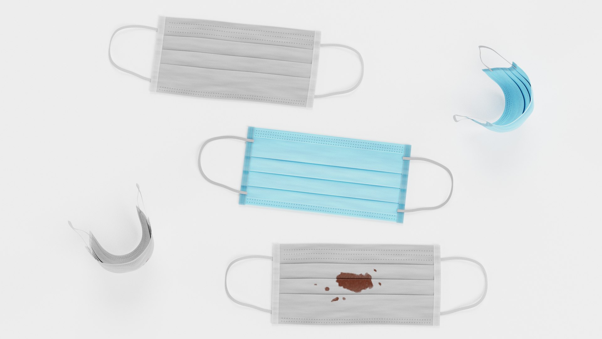 3D Protective Masks - TurboSquid 1514939
