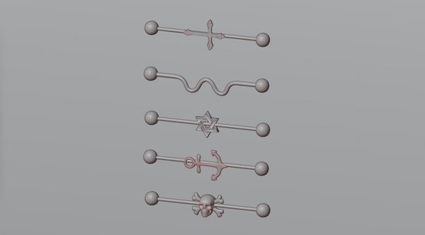 3D Piercing Models | TurboSquid