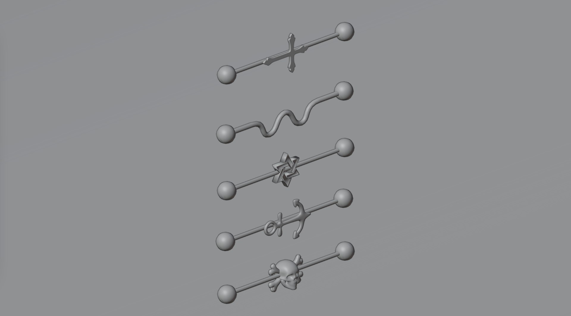Body Piercing 3D Models To Print – VNUMS