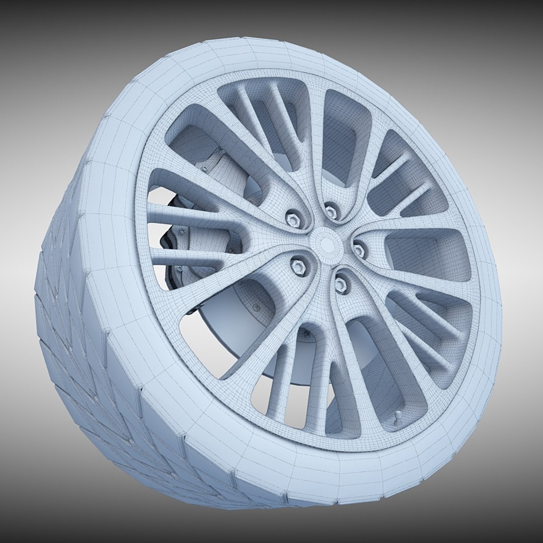 Model Bugatti Veyron Wheel