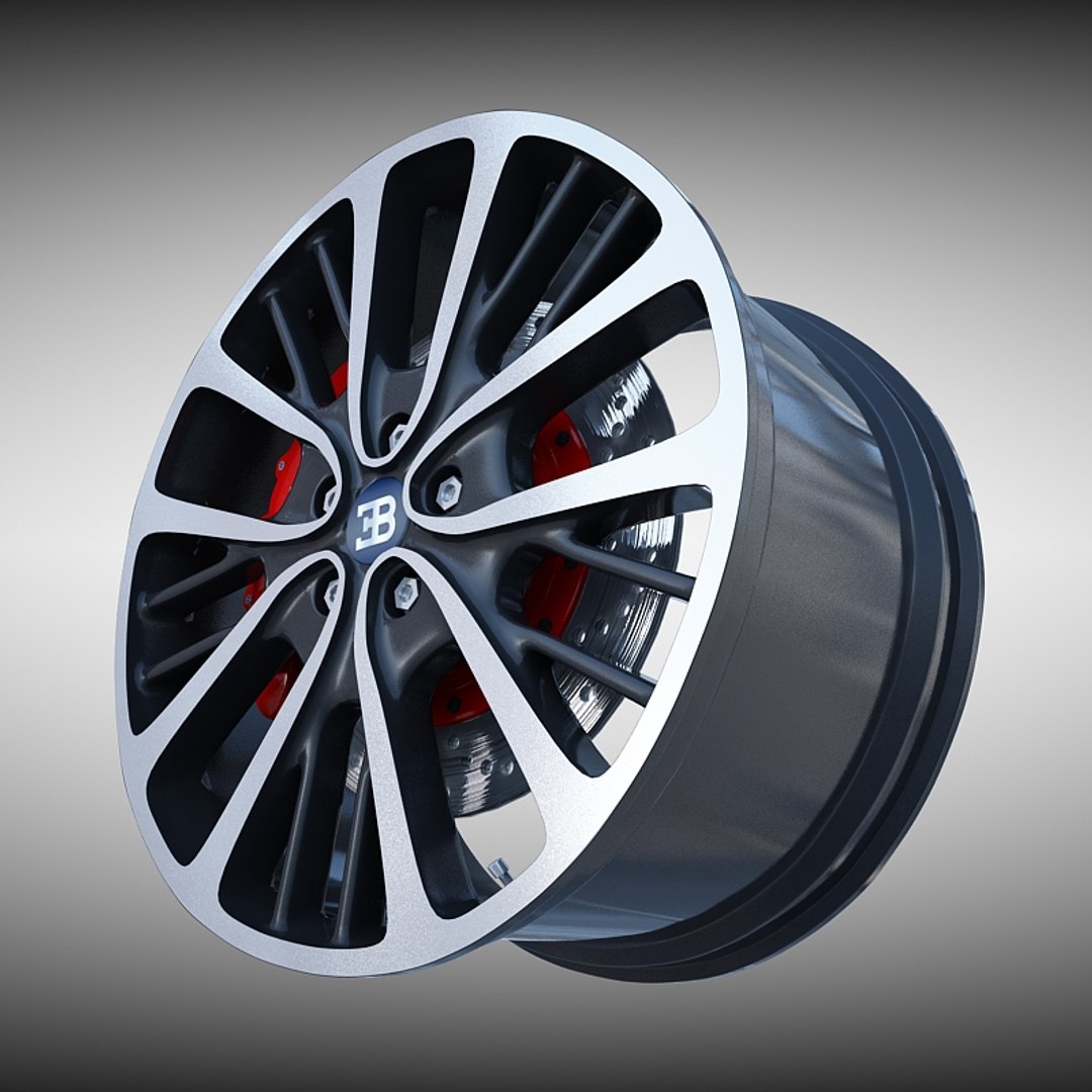 Model Bugatti Veyron Wheel