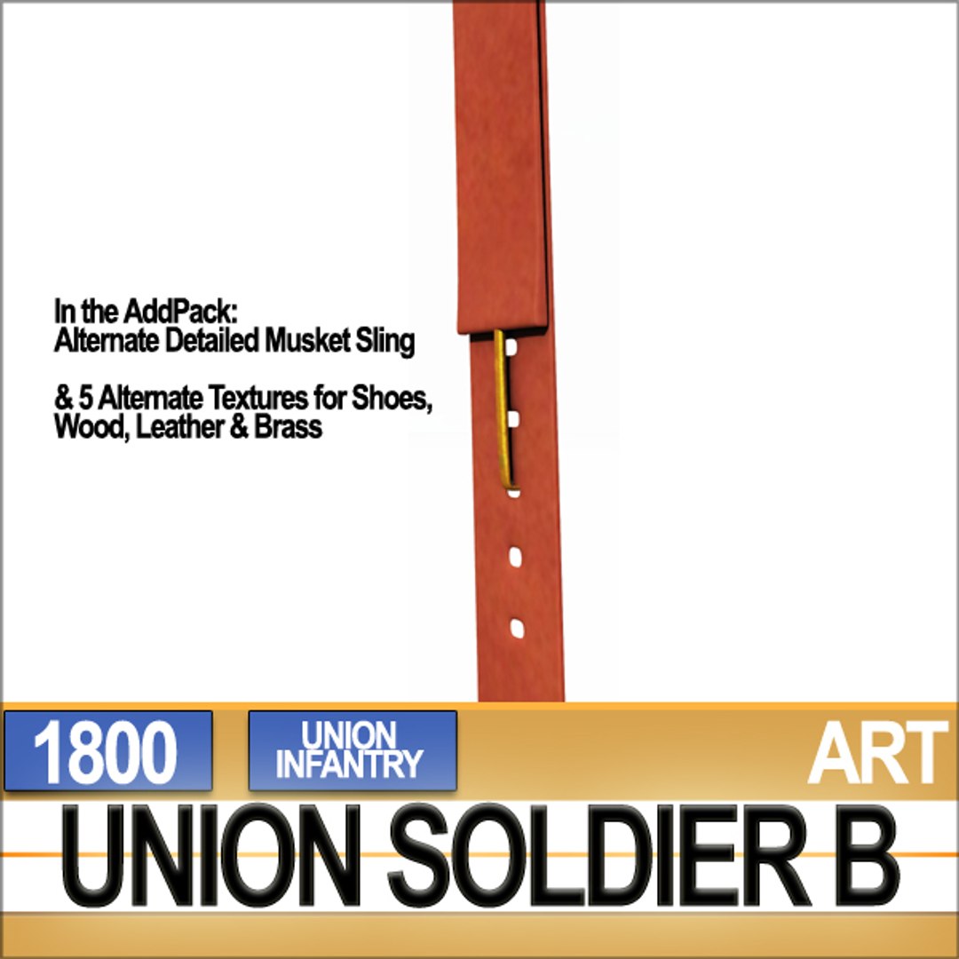 3d Civil War Union Soldier