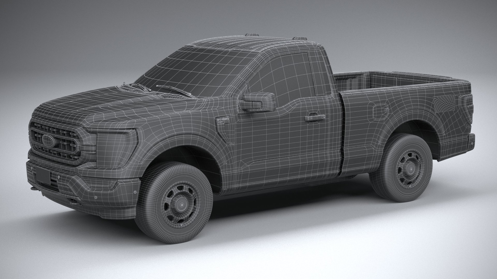 3D Ford F150 Base 2022 - TurboSquid 1825409