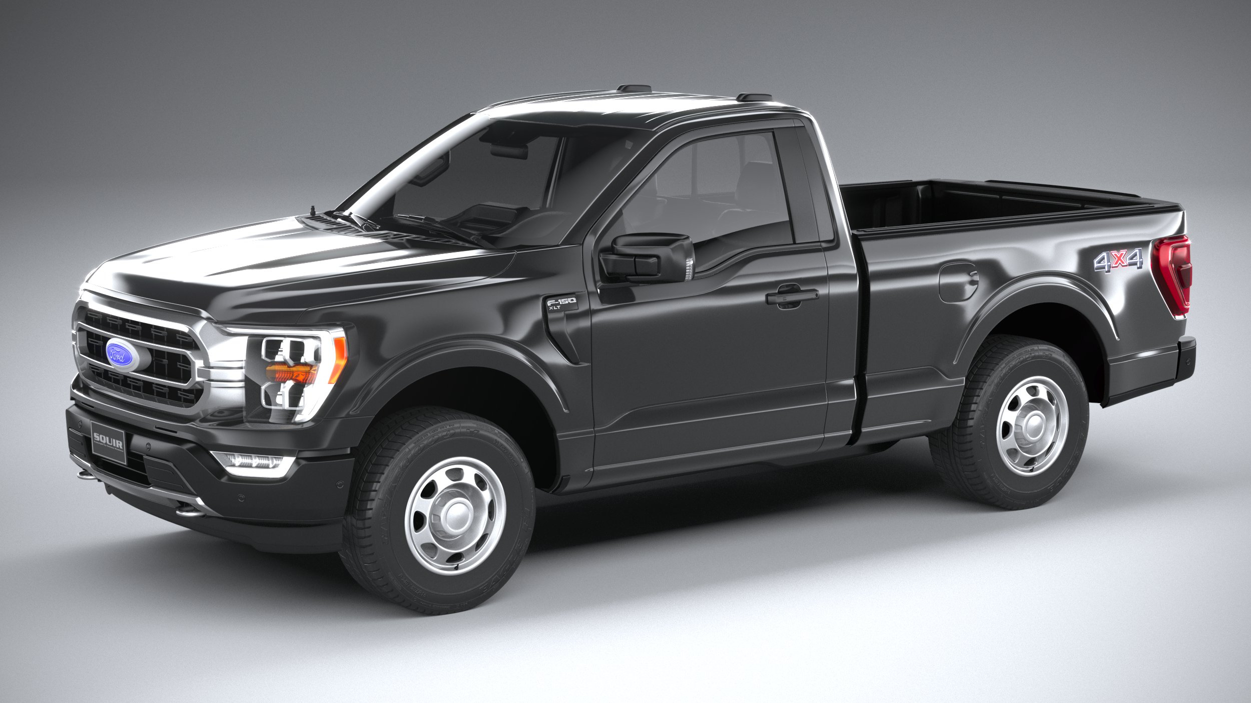 3D Ford F150 Base 2022 - TurboSquid 1825409