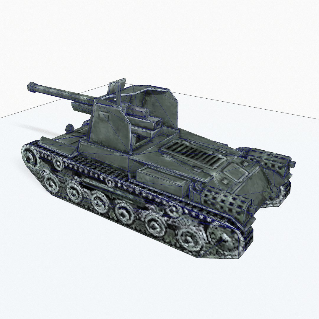 Type 1 Tank Ho-ni 3d Model