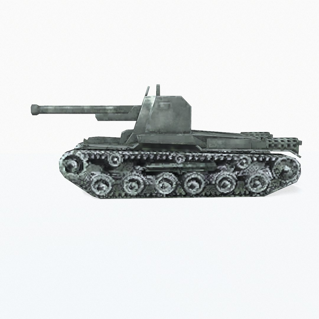 Type 1 Tank Ho-ni 3d Model