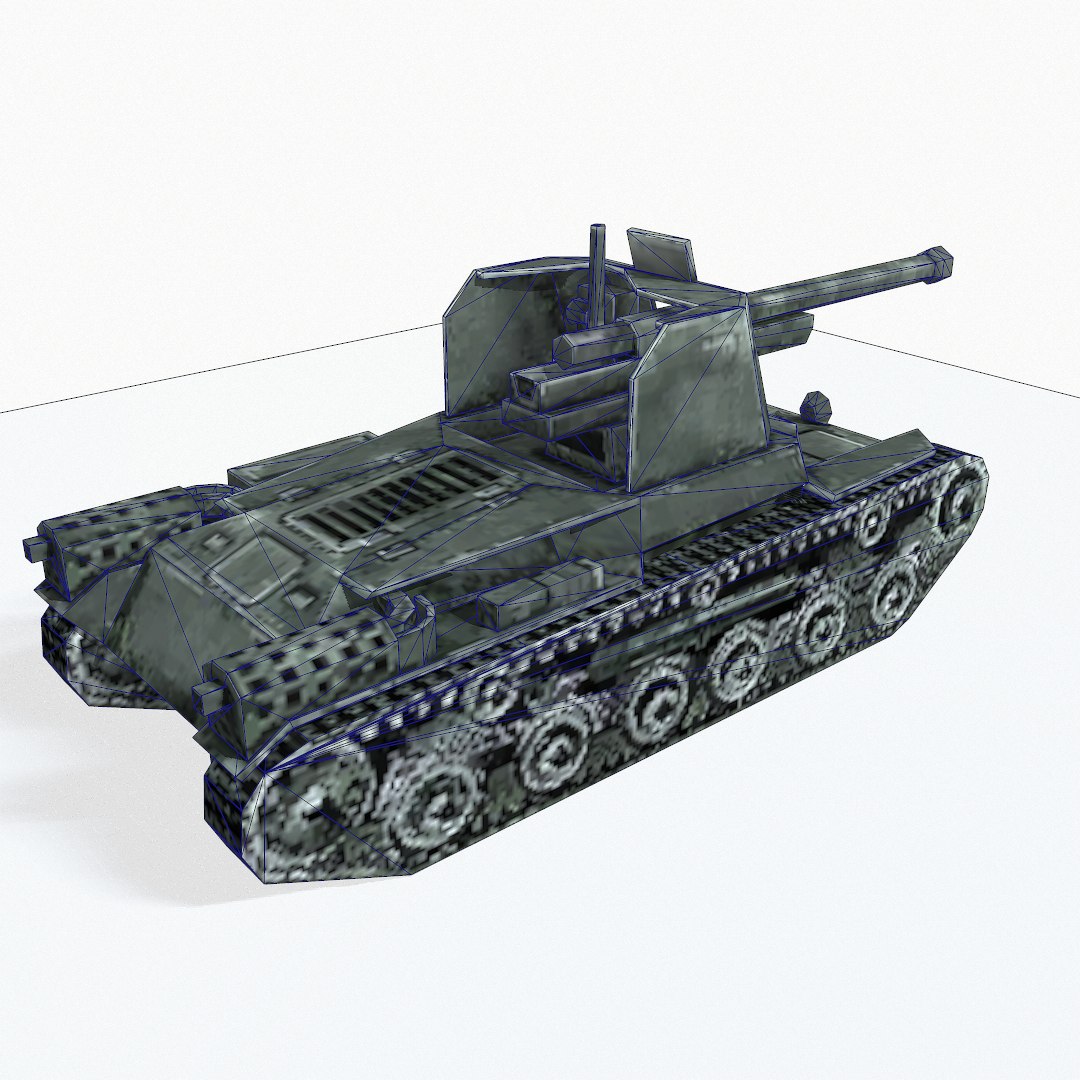 Type 1 Tank Ho-ni 3d Model