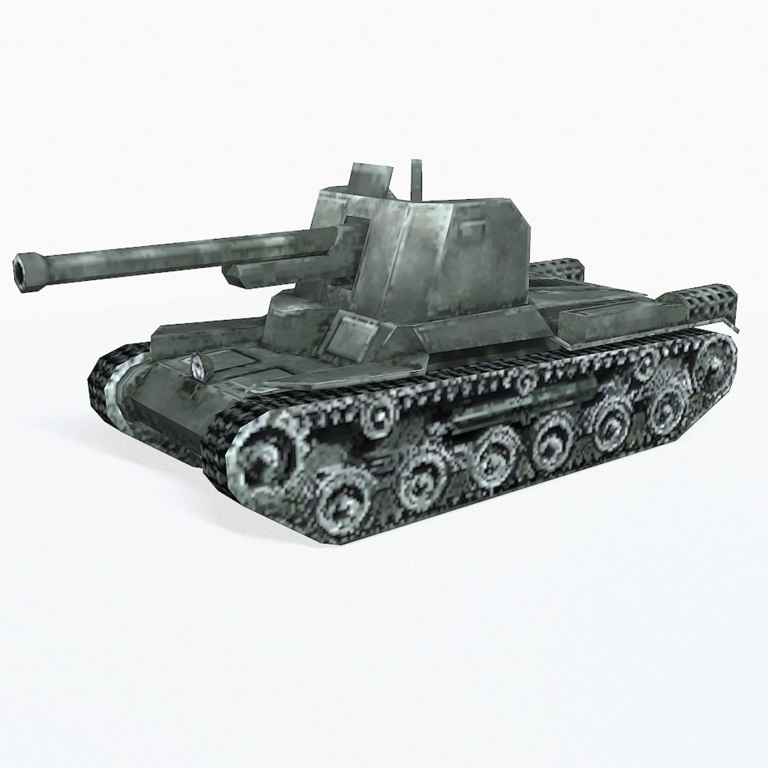 Type 1 Tank Ho-ni 3d Model