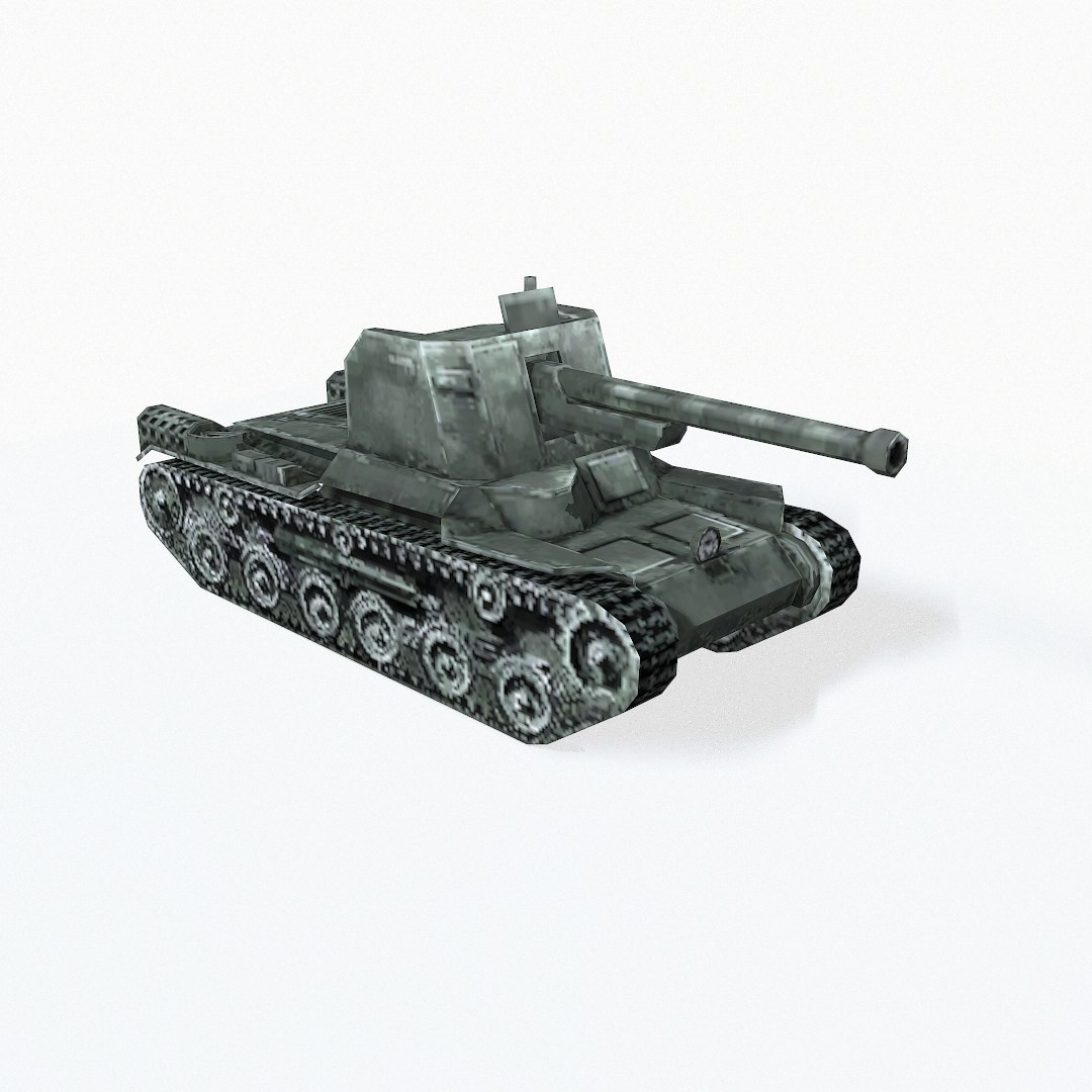 Type 1 Tank Ho-ni 3d Model