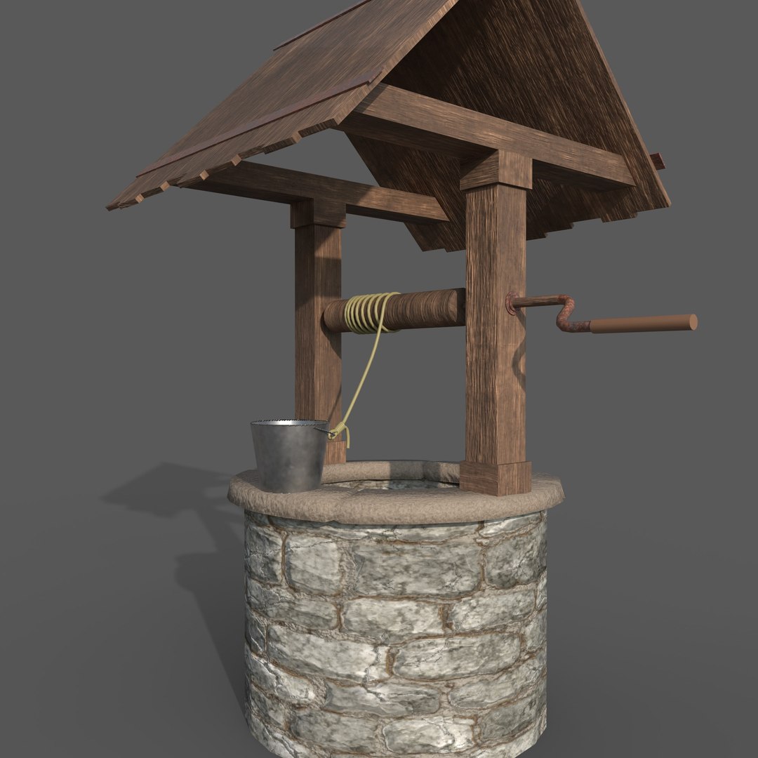 Water Well 3D Model - TurboSquid 2252819