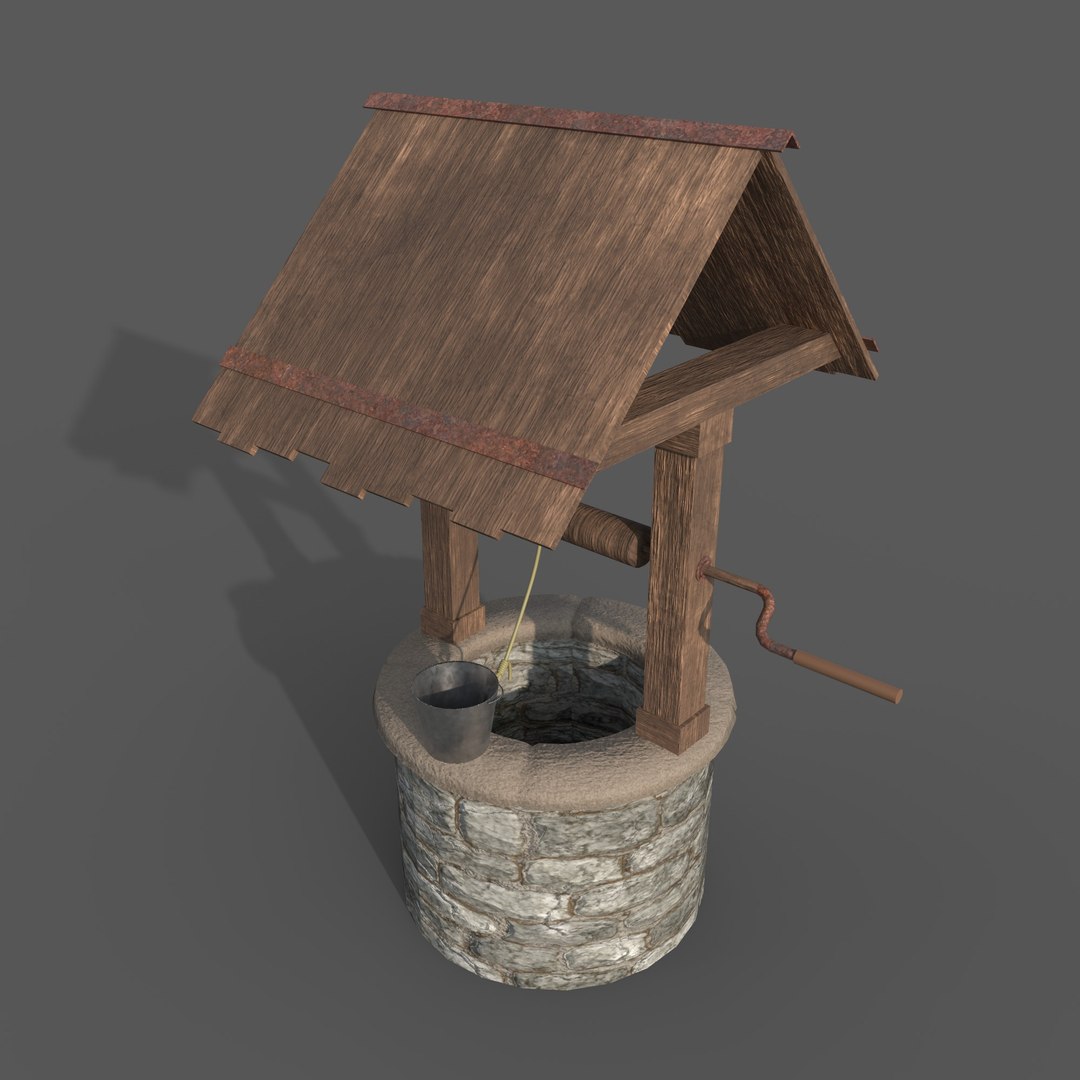 Water Well 3D Model - TurboSquid 2252819