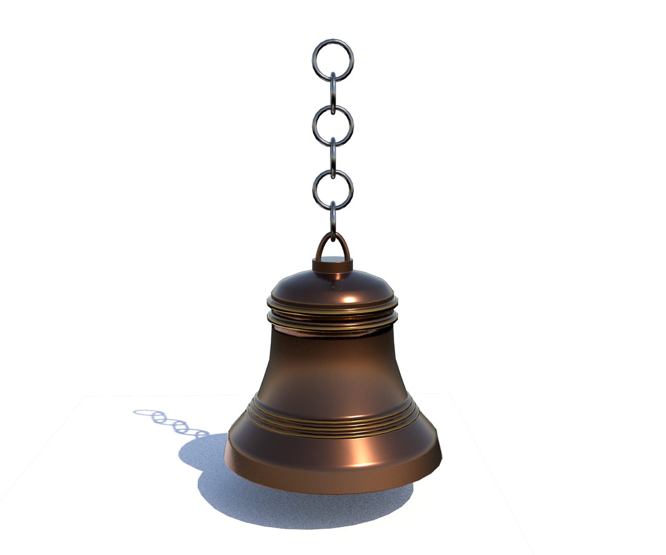 Bell With Chain 3D Model - TurboSquid 1883174