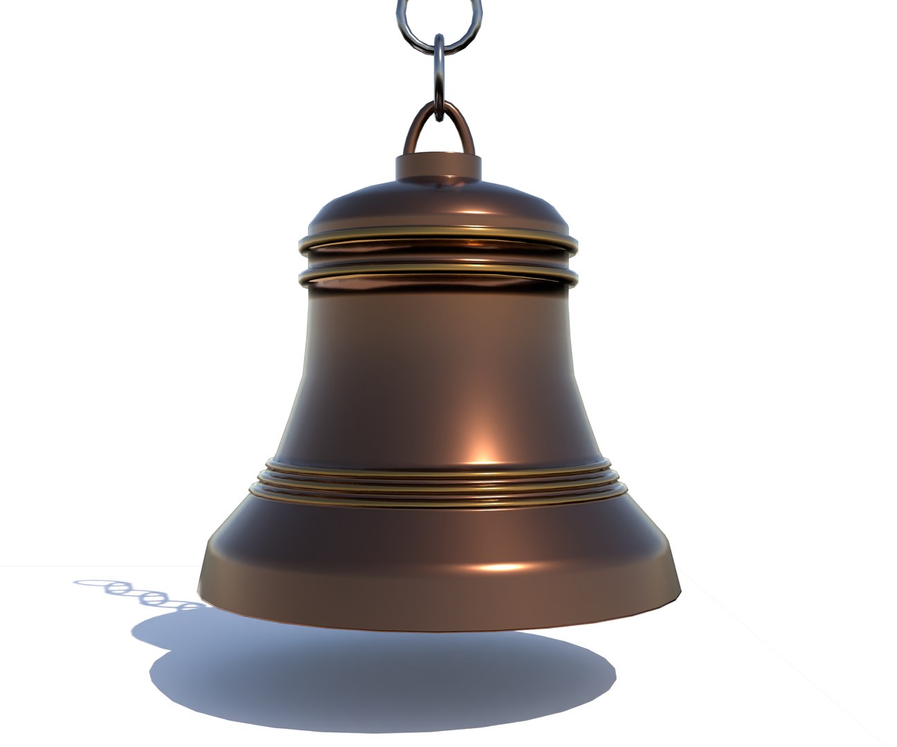Bell With Chain 3D Model - TurboSquid 1883174