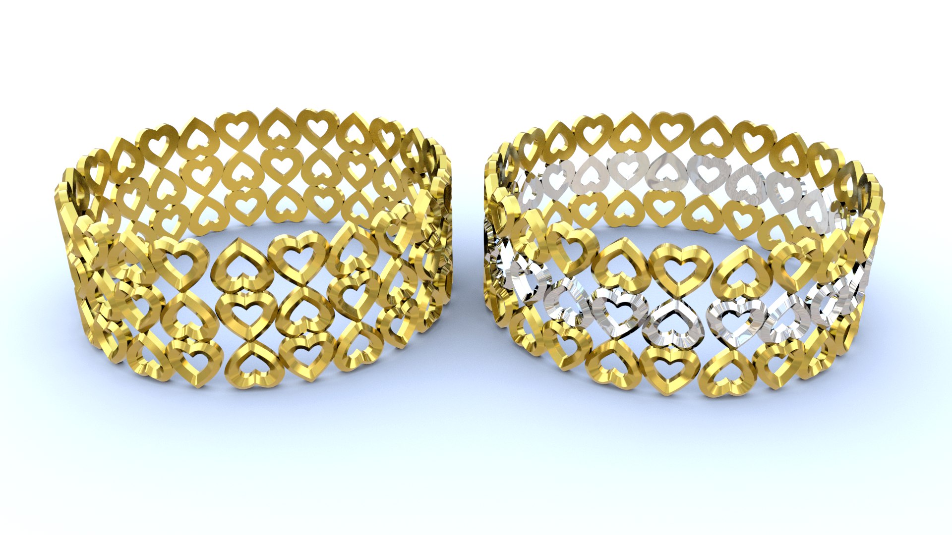 3D Gold Bracelet model - TurboSquid 1915588