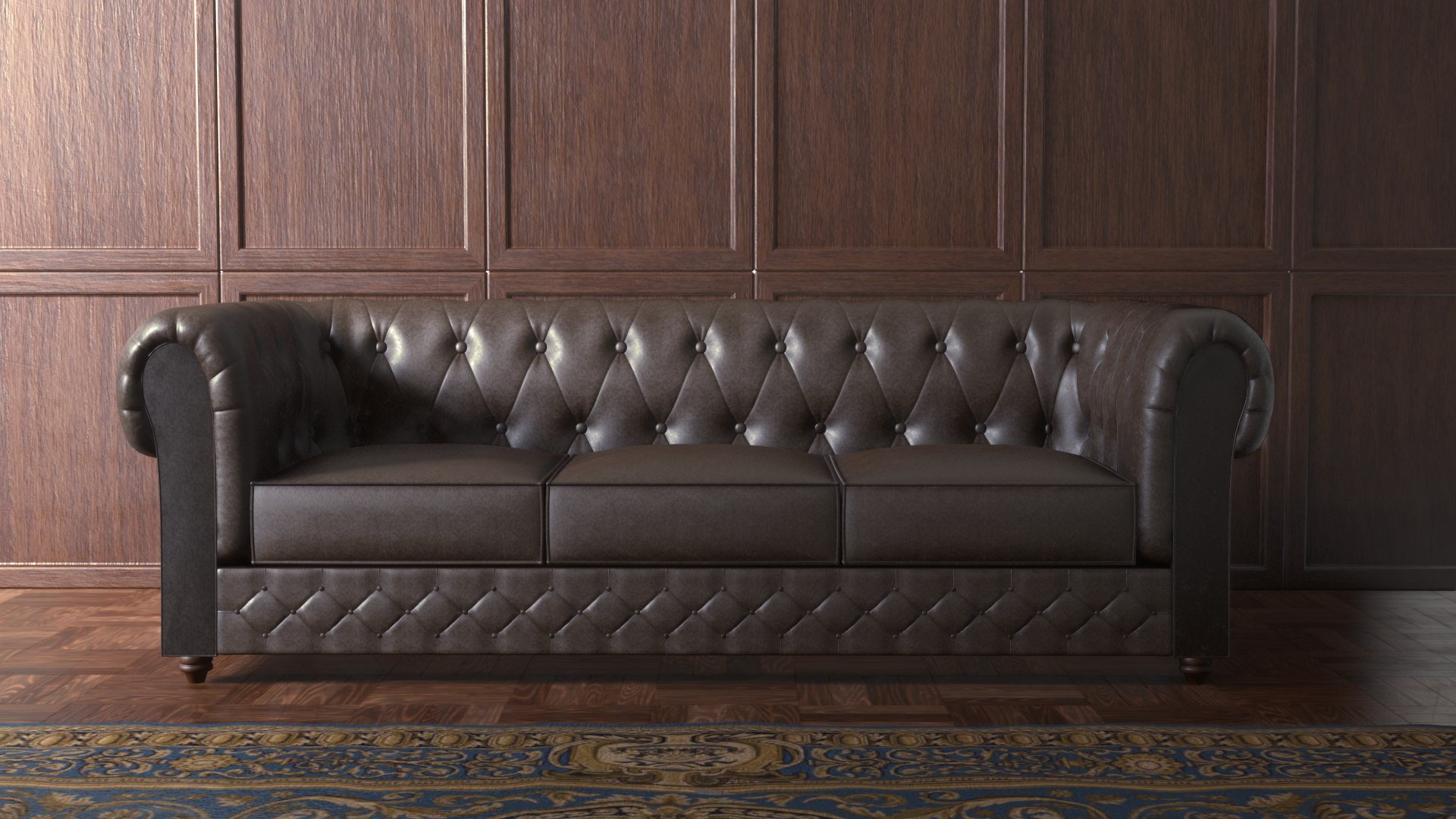 3D chesterfield model - TurboSquid 1525204