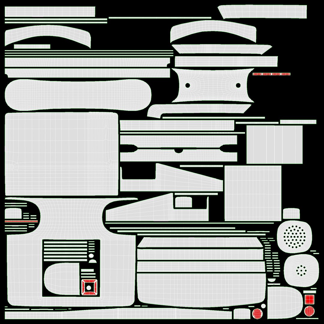 Table Touch-tone Telephone 3D Model - TurboSquid 2201750