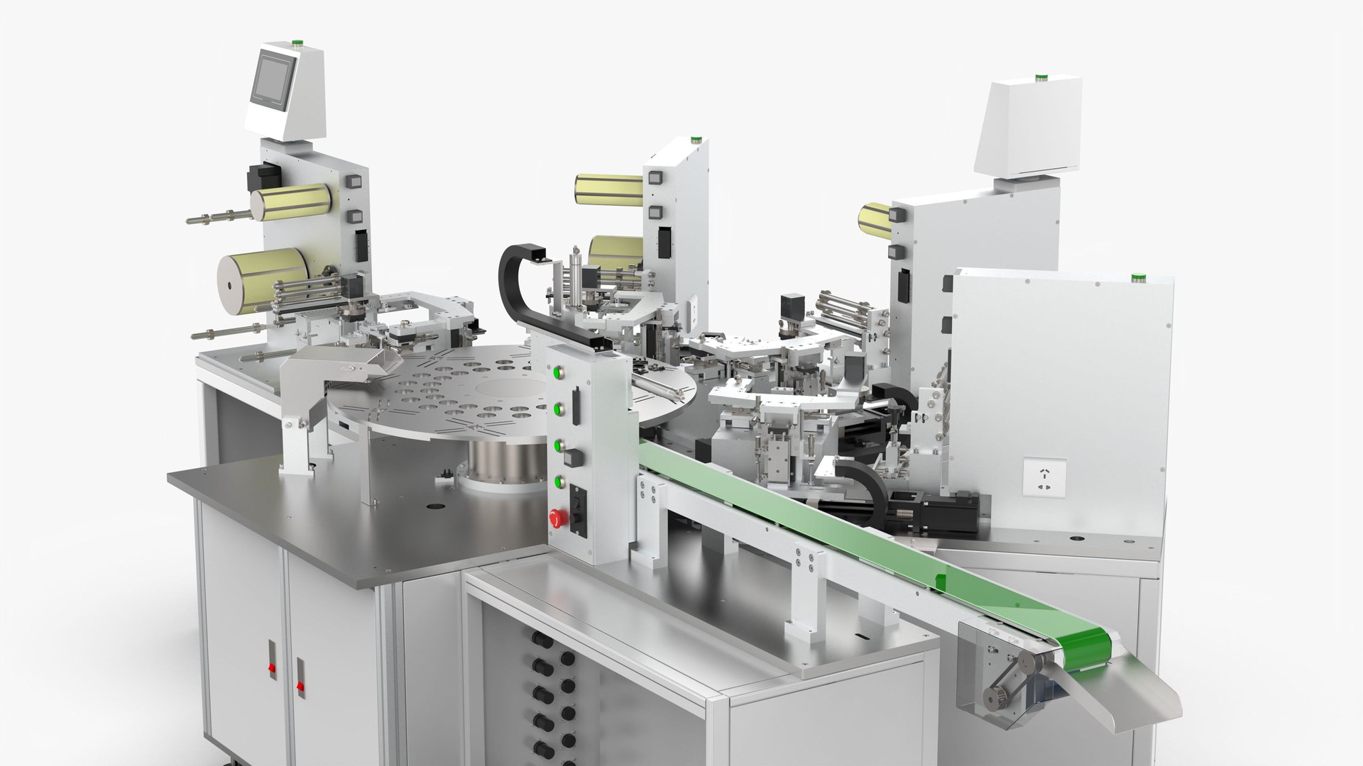 Multi-station Automatic Labeling Machine 3D Model - TurboSquid 2022132