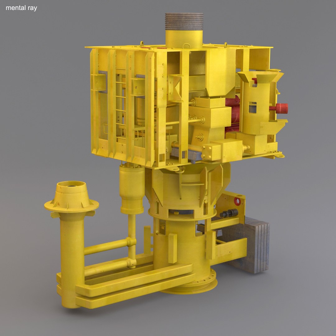 3d 3ds Subsea Tree
