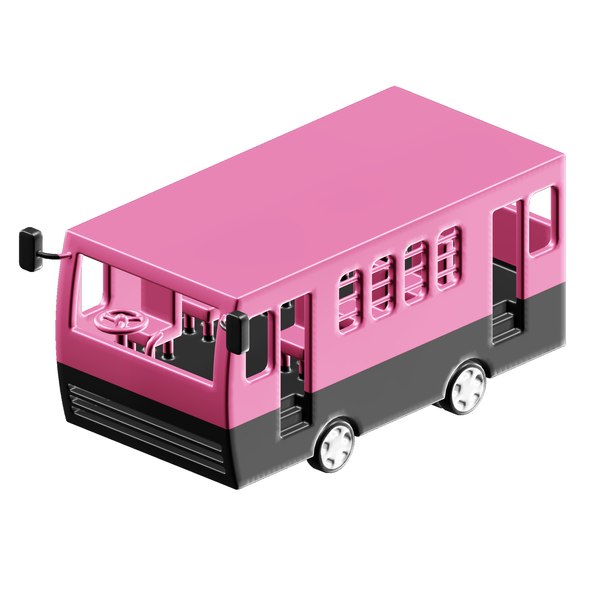 modelo 3d Juguete de autobús para bebé - TurboSquid 2149580