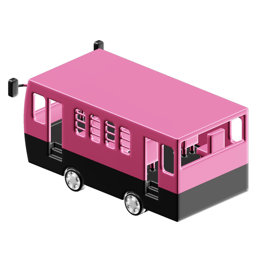 Baby Bus Toy 3D model - TurboSquid 2149580