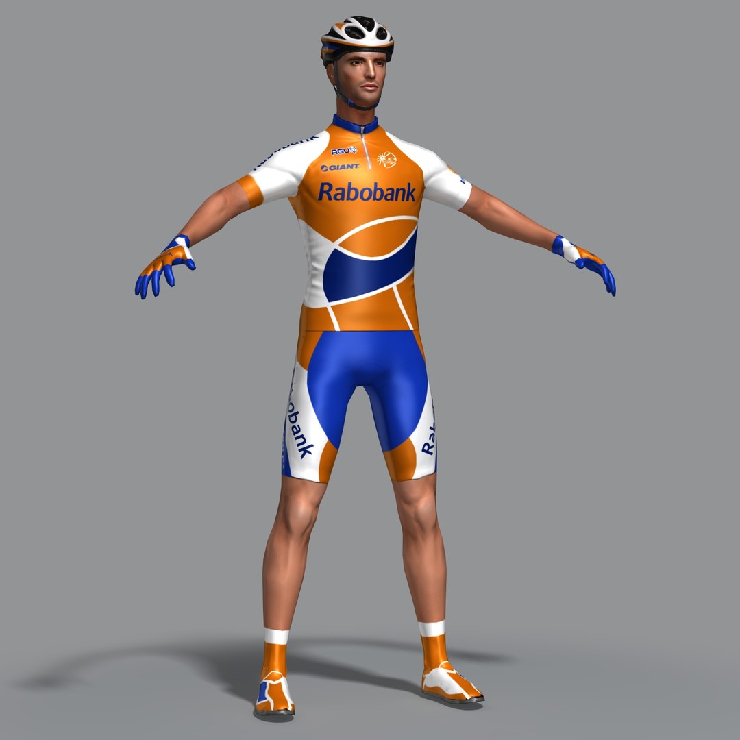 3d Model Cyclist