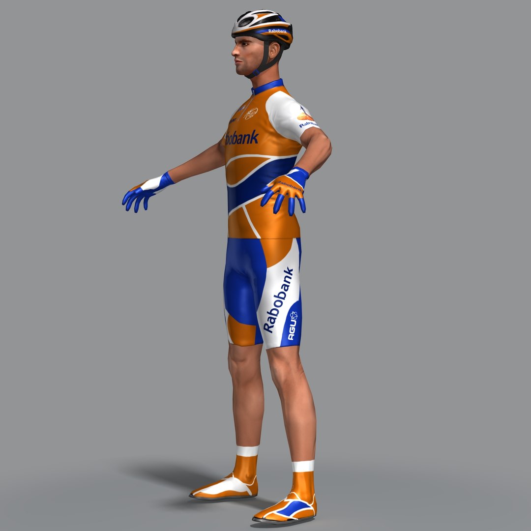 3d Model Cyclist