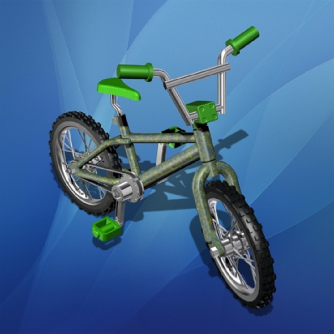 Toy Bicycle 3d Model