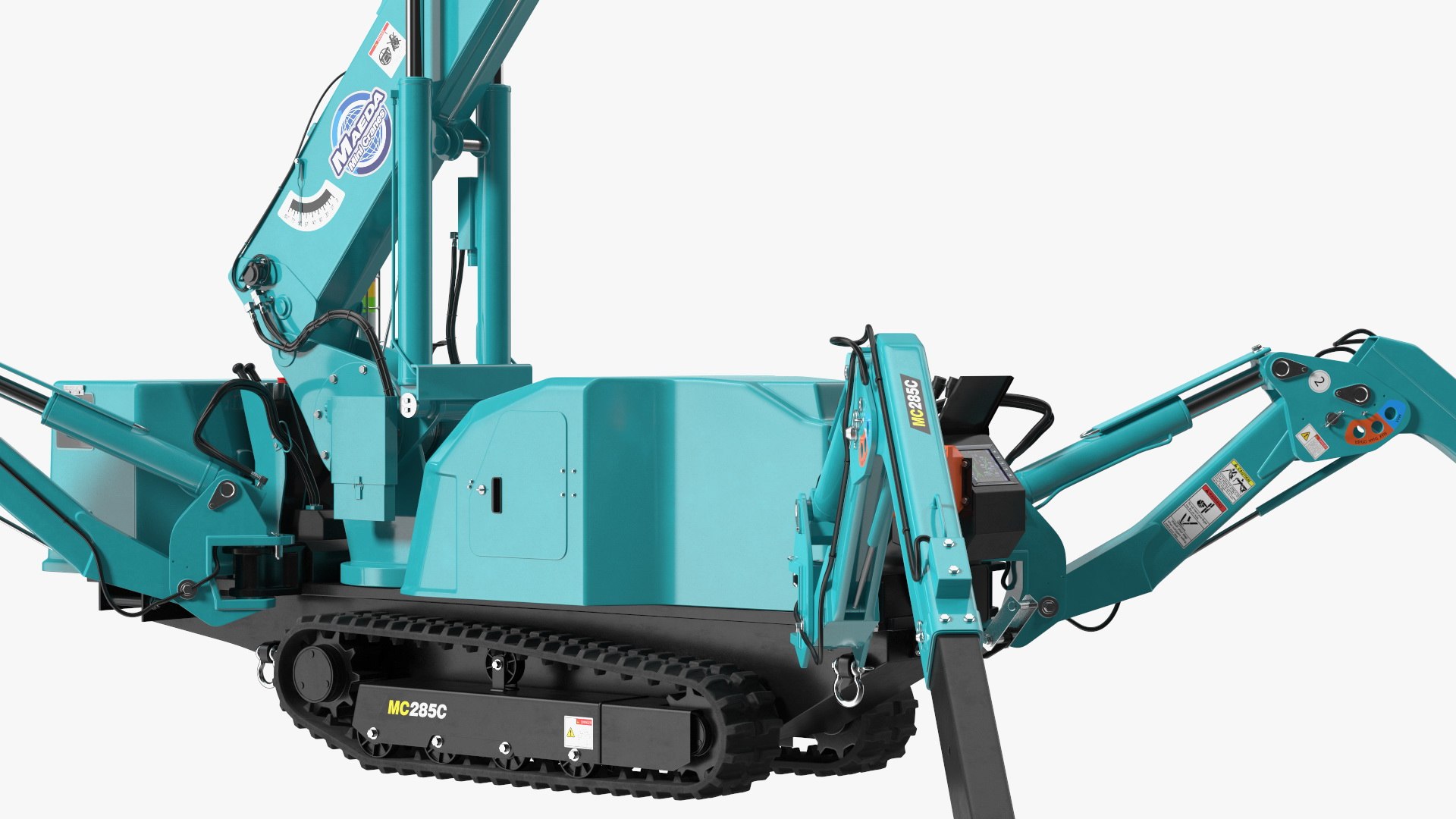 3D Maeda MC285C 3 Spider Mini Crane Unfolded Position - TurboSquid 1835861