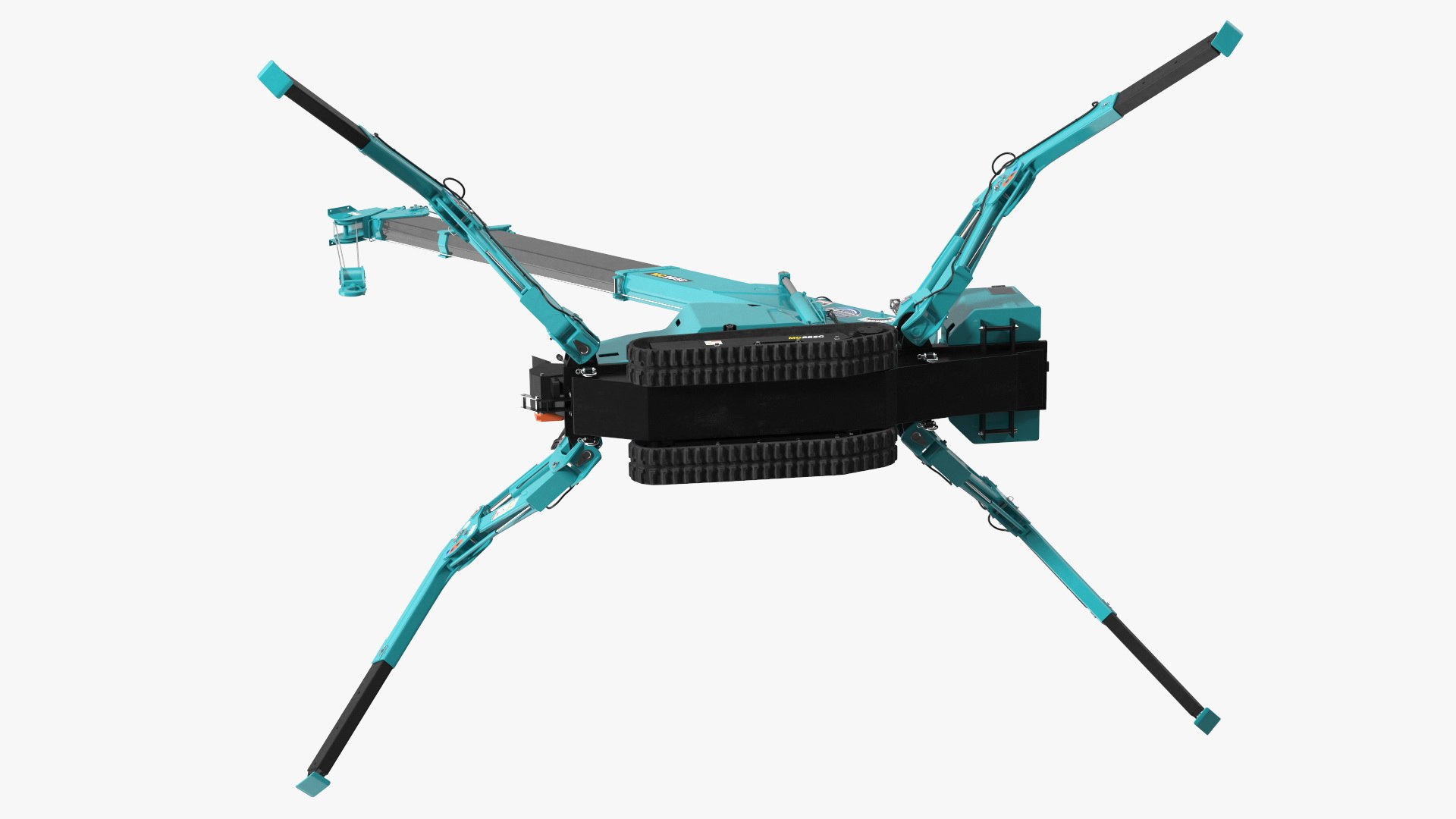3D Maeda MC285C 3 Spider Mini Crane Unfolded Position - TurboSquid 1835861