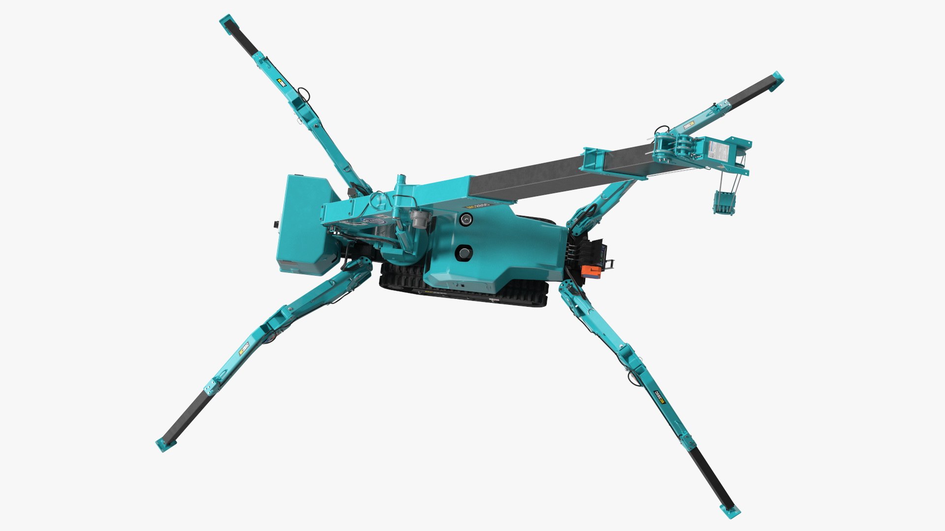 3D Maeda MC285C 3 Spider Mini Crane Unfolded Position - TurboSquid 1835861