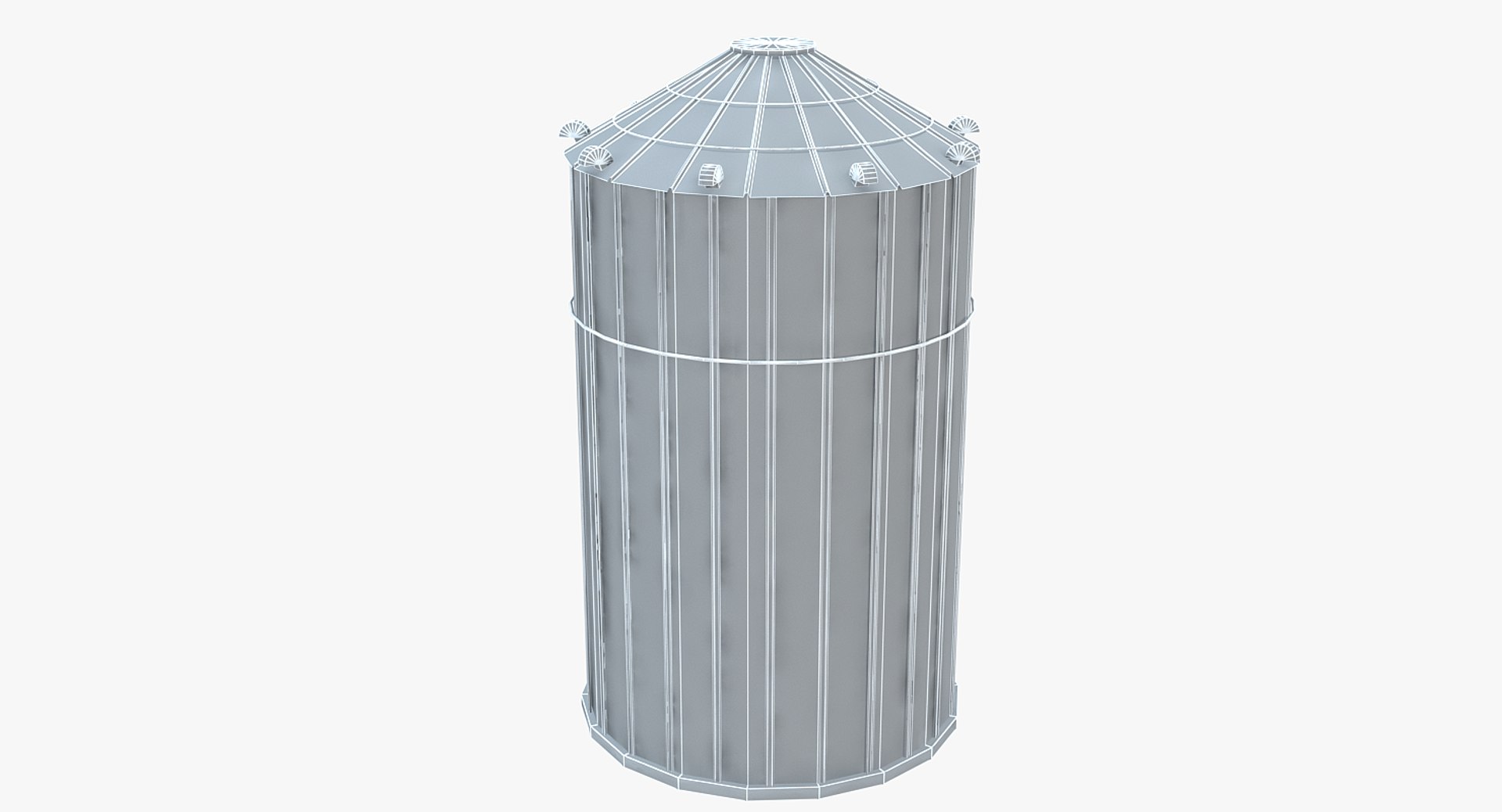 Silo Grain 3D - TurboSquid 1451015