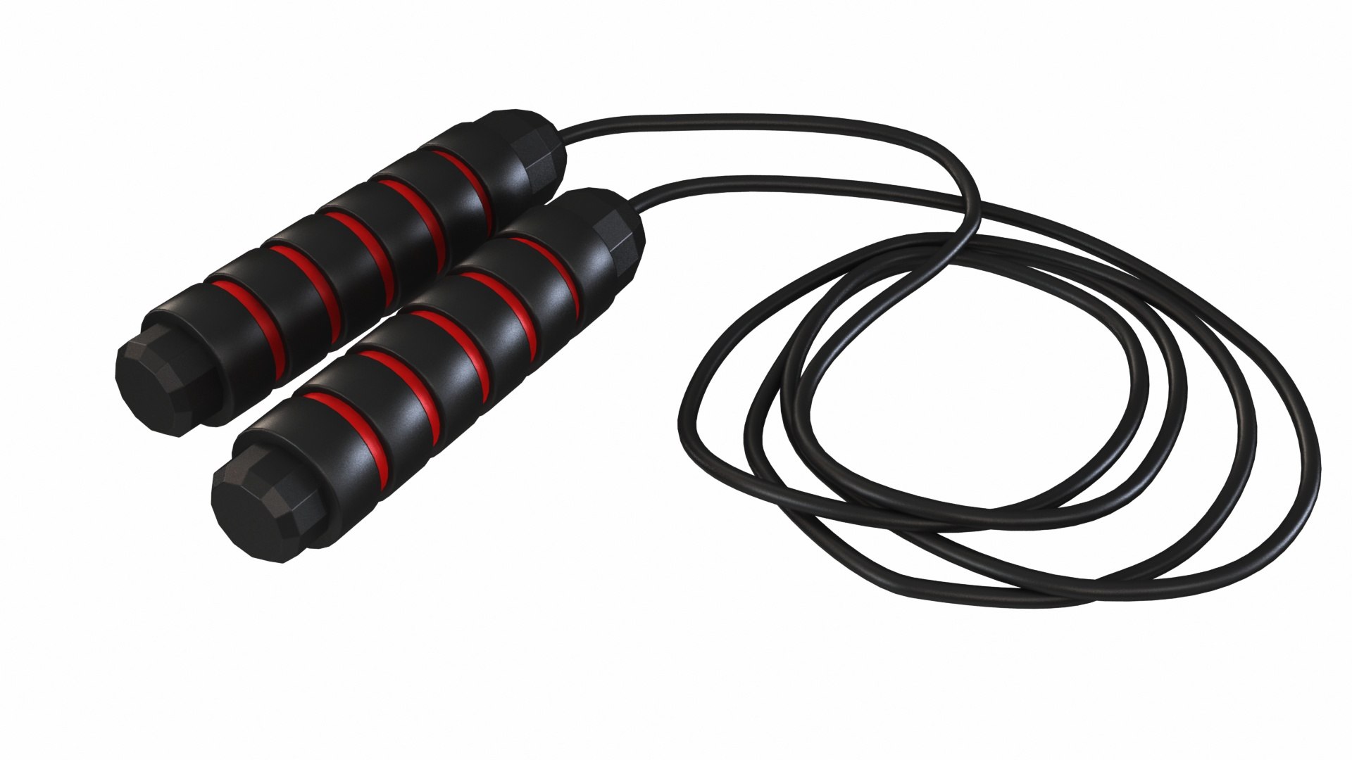 Pilates Jump Rope Red 3D - TurboSquid 1947503