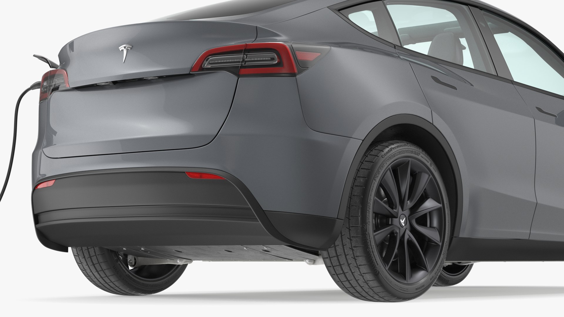 3D model Tesla Model Y Charging with EV Charger Station - TurboSquid ...