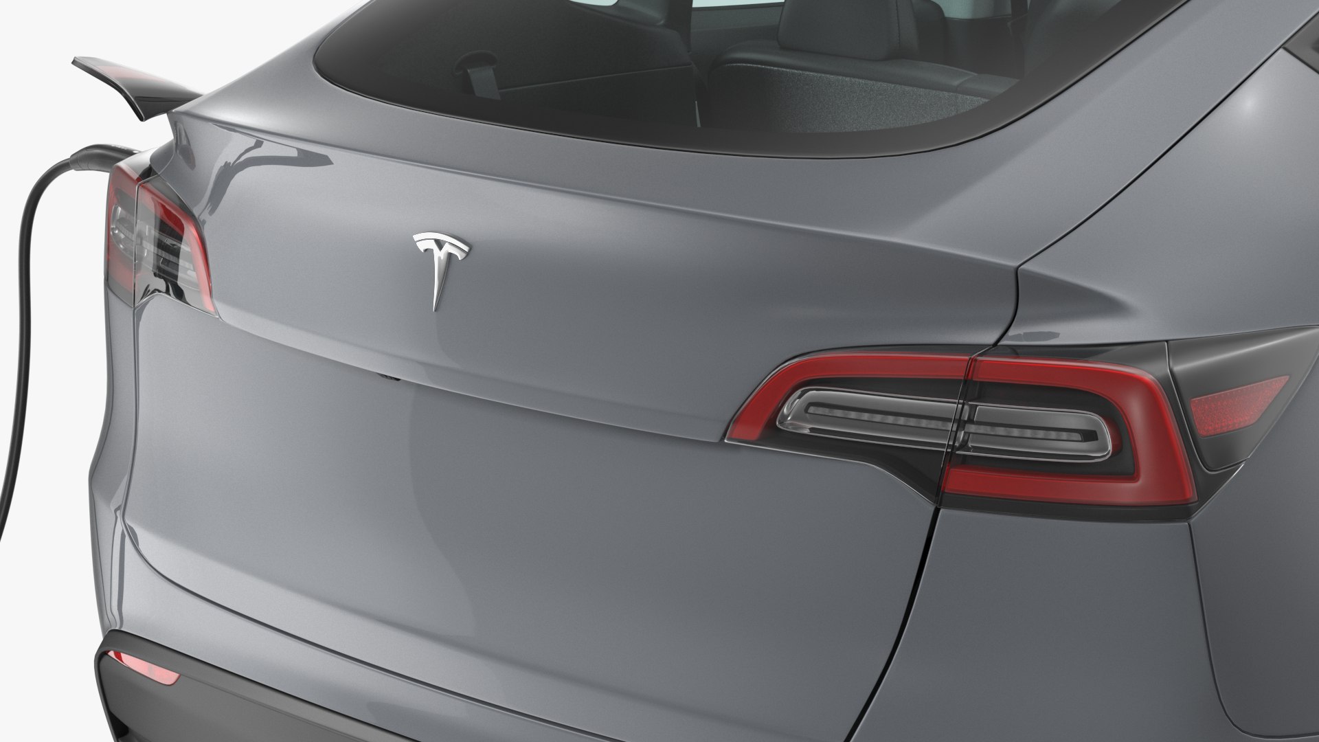 3D model Tesla Model Y Charging with EV Charger Station - TurboSquid ...