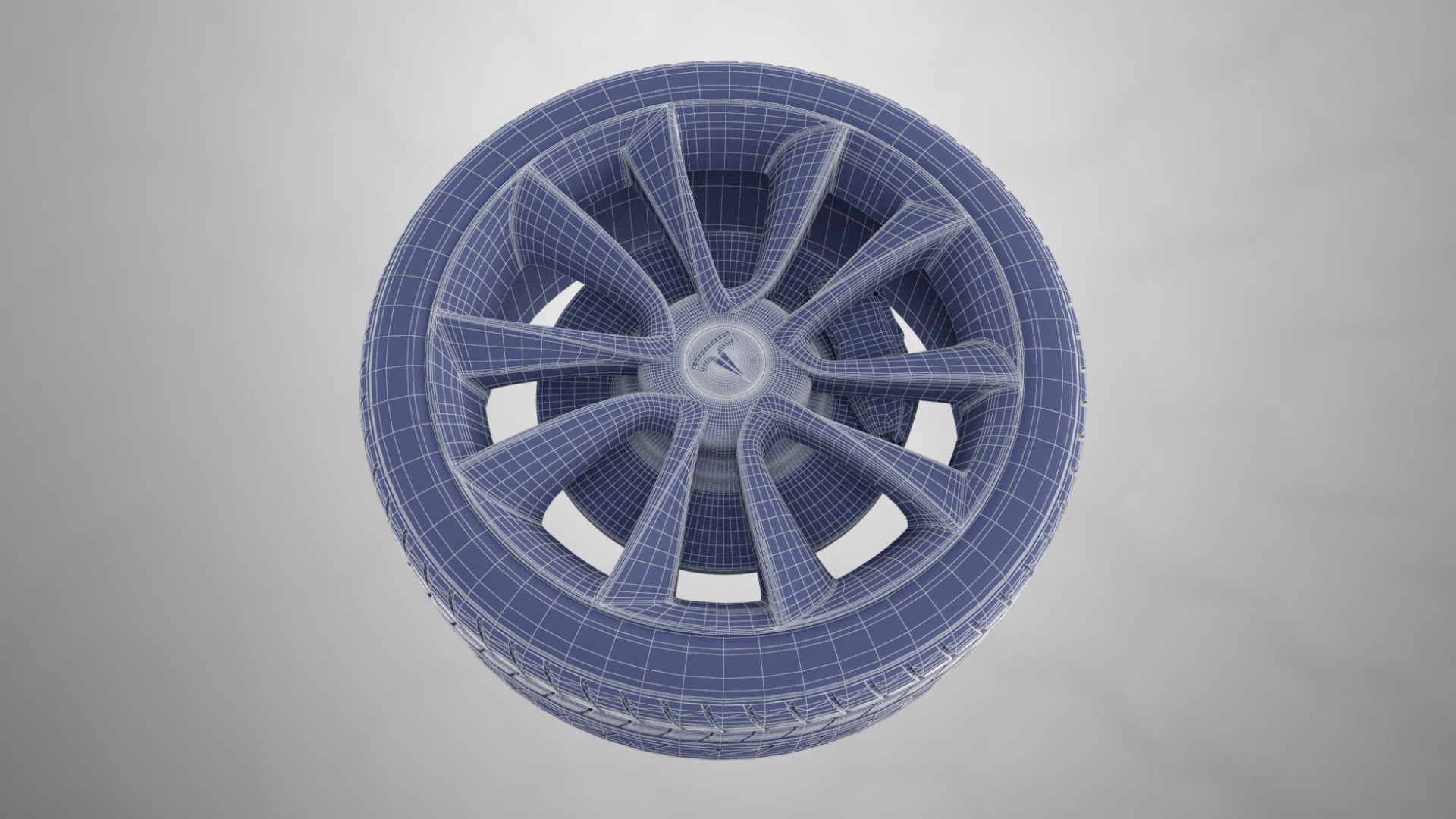 Car Wheel Tesla 3 3D Model - TurboSquid 1235390